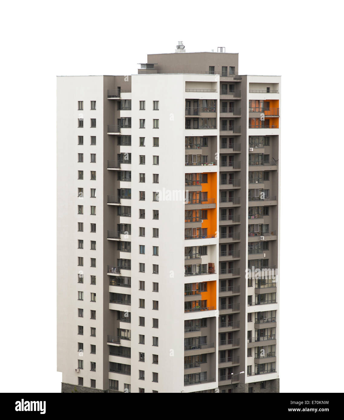 Modern building isolated Stock Photo - Alamy