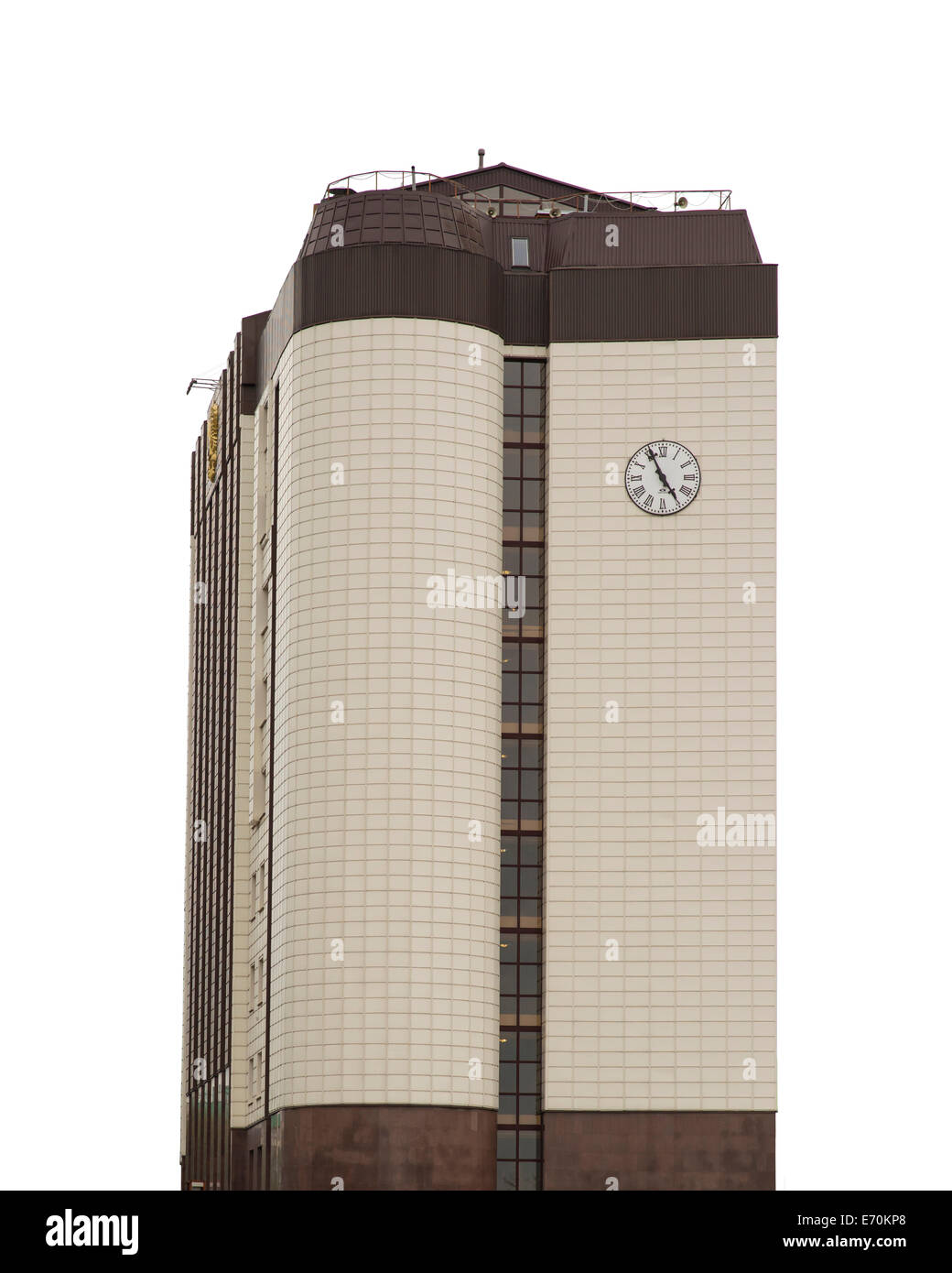 Modern building isolated Stock Photo - Alamy