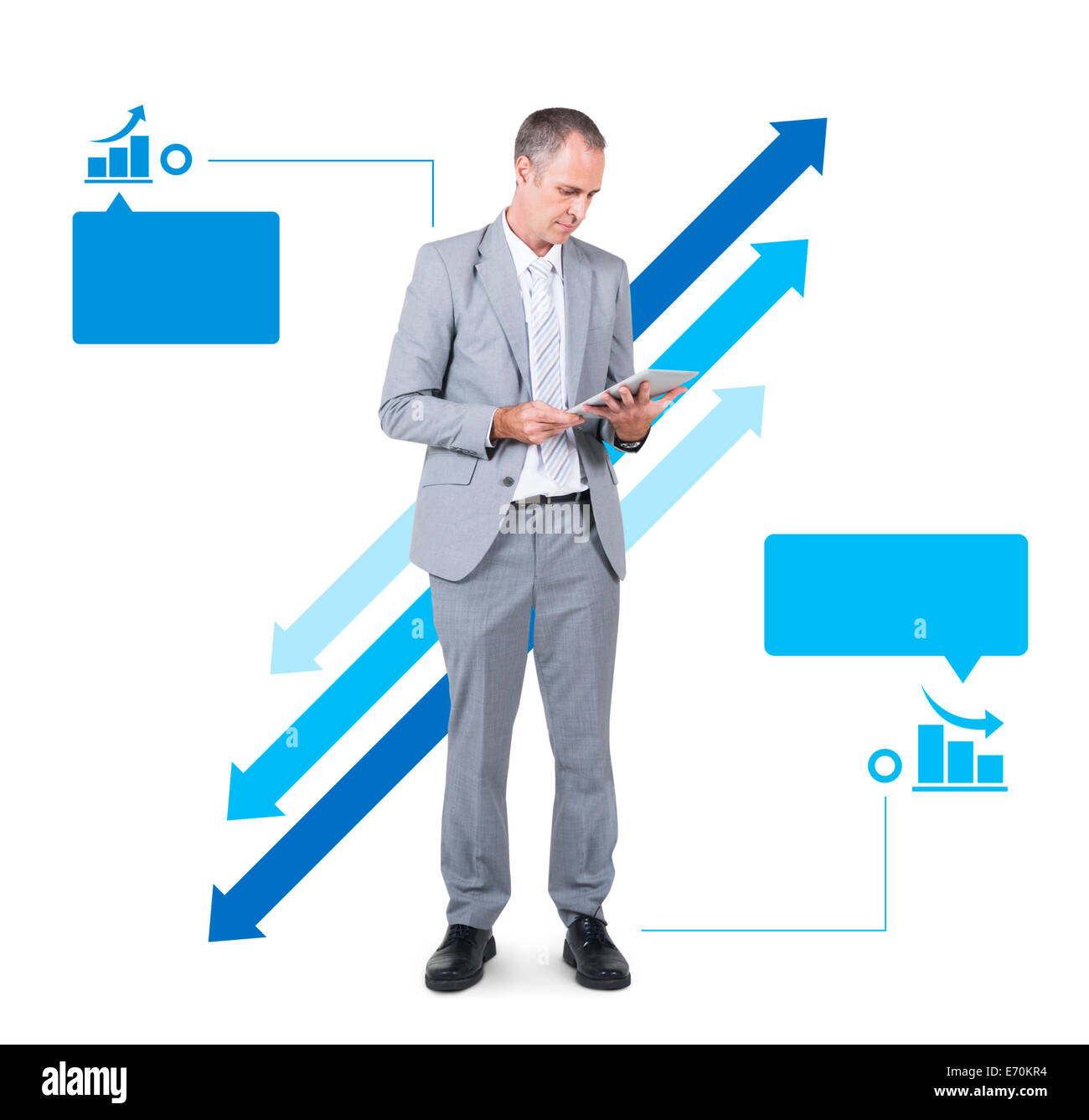 Increase decrease graph Cut Out Stock Images & Pictures - Alamy