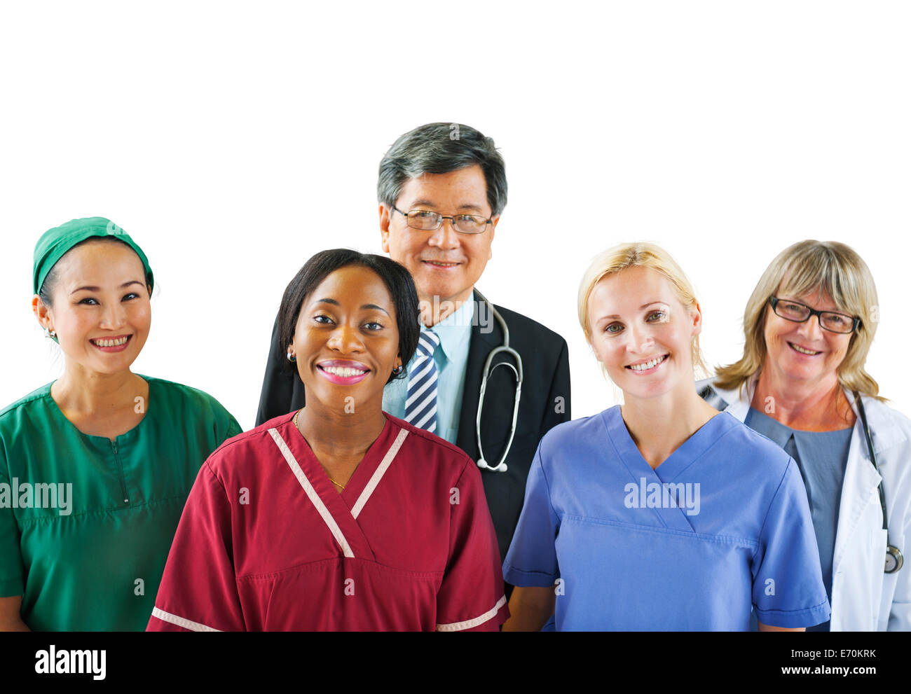 Group of Diverse Multiethnic Medical People Stock Photo - Alamy