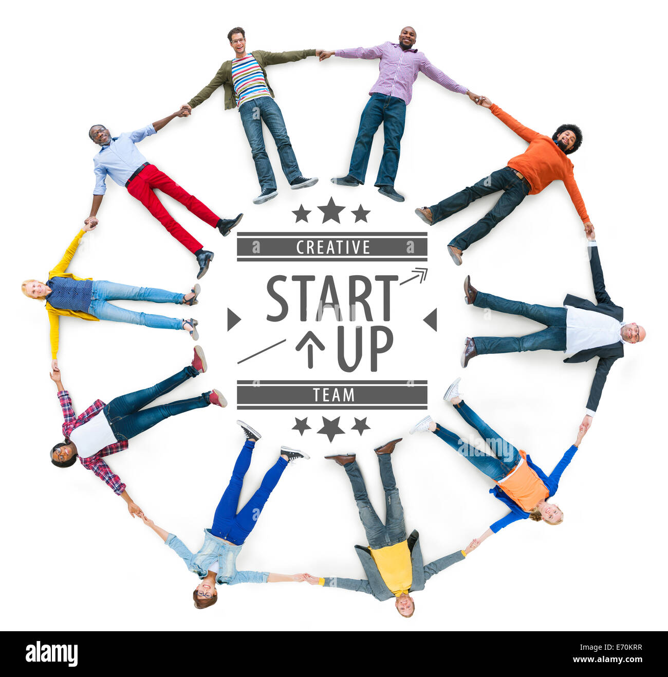 Startup happiness Cut Out Stock Images & Pictures - Alamy