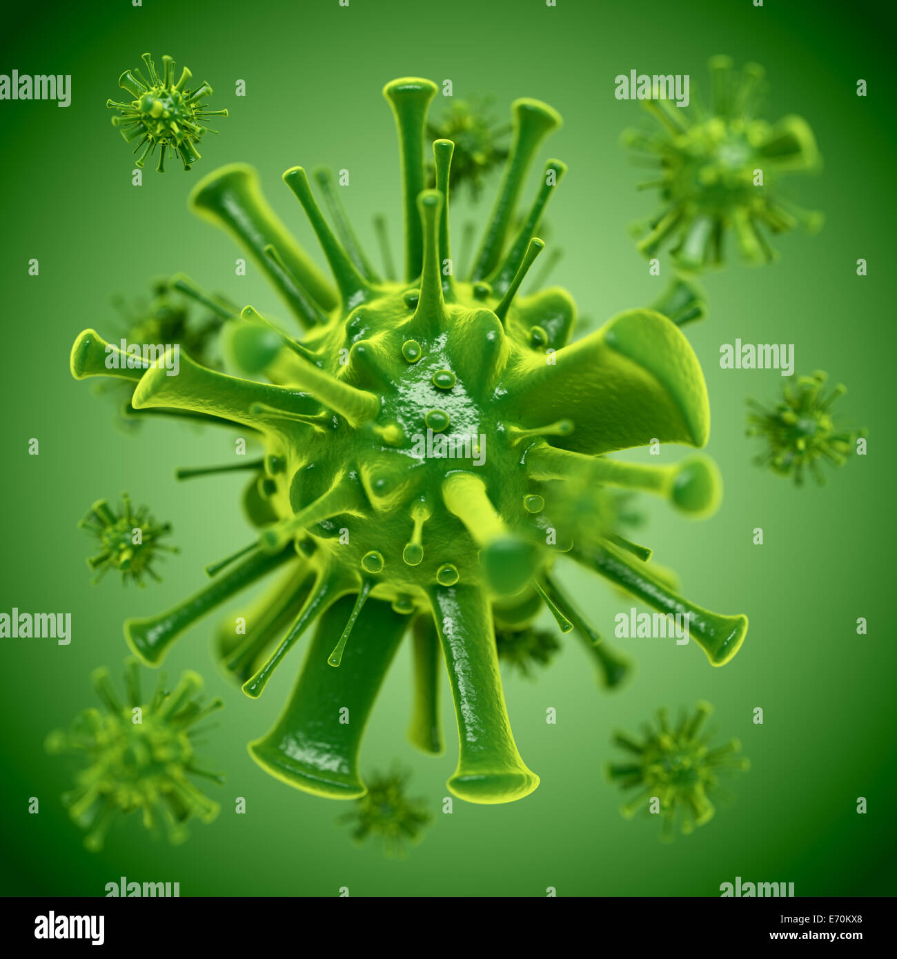 Flu virus microscope hi-res stock photography and images - Alamy