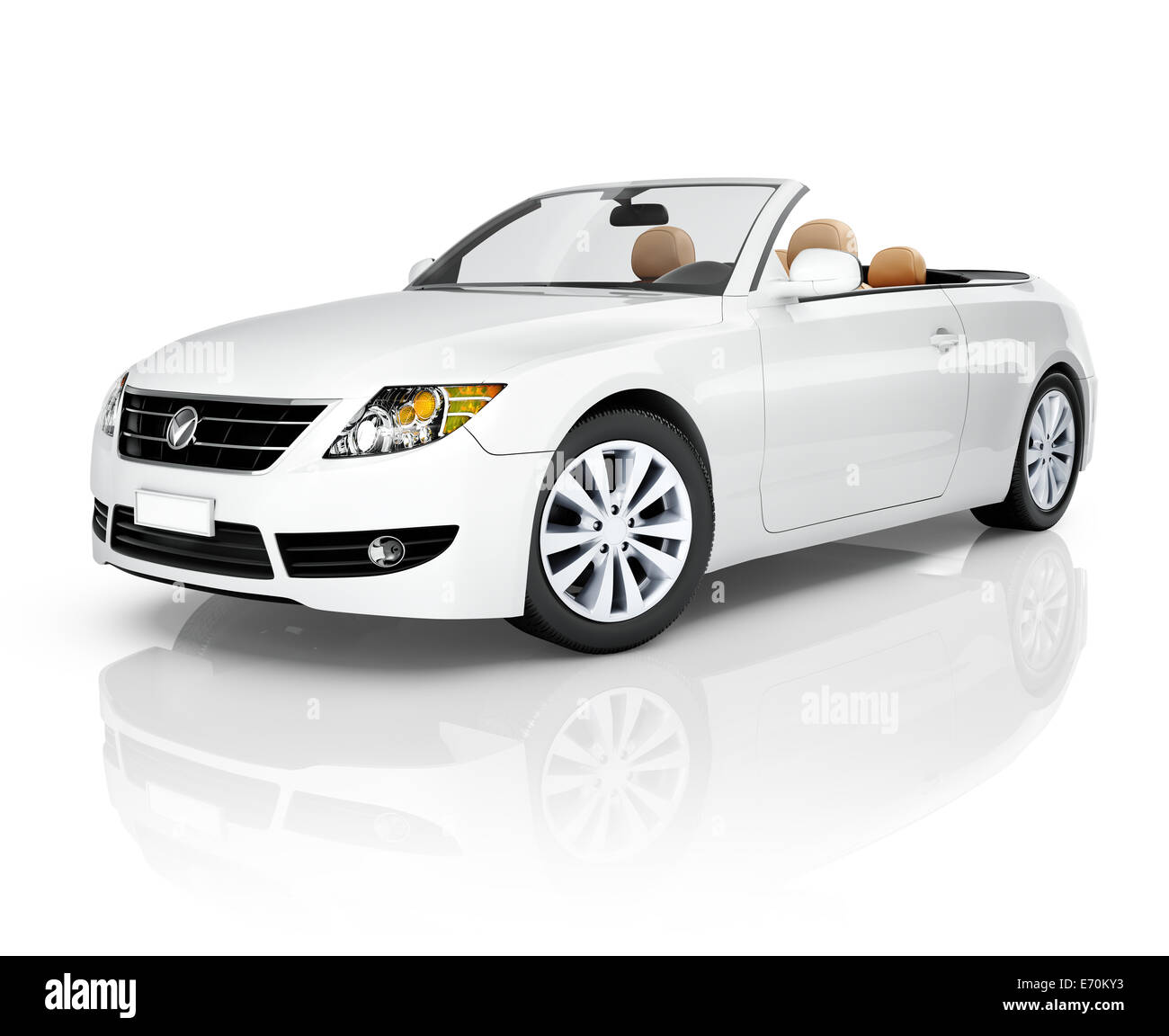 White convertible hi-res stock photography and images - Alamy