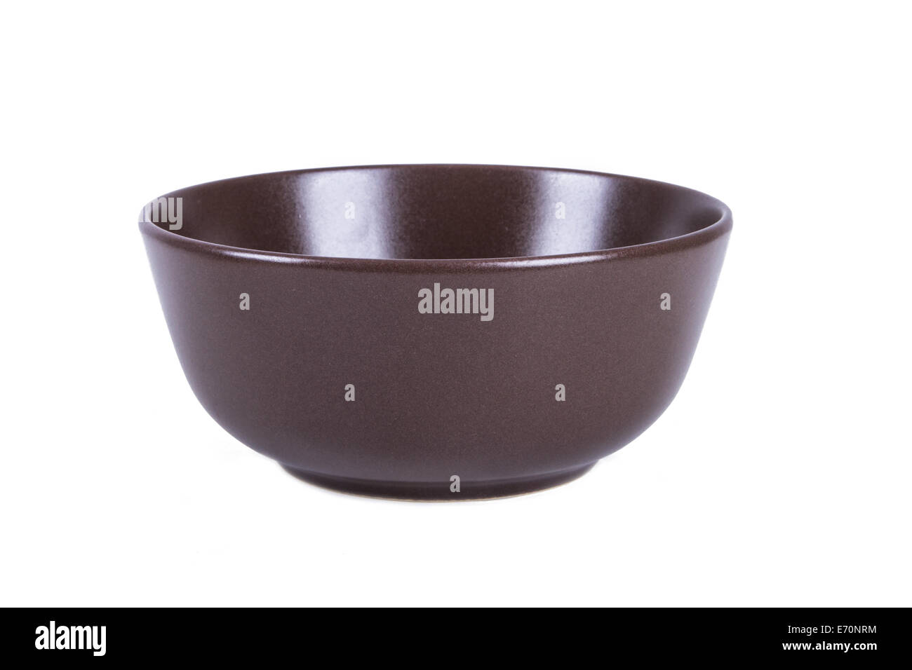 Side view of ceramic bowl, isolated on white background Stock Photo - Alamy