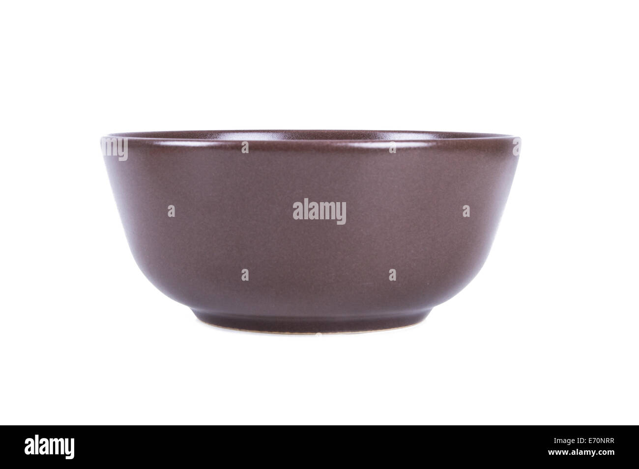 Side view of ceramic bowl, isolated on white background Stock Photo - Alamy