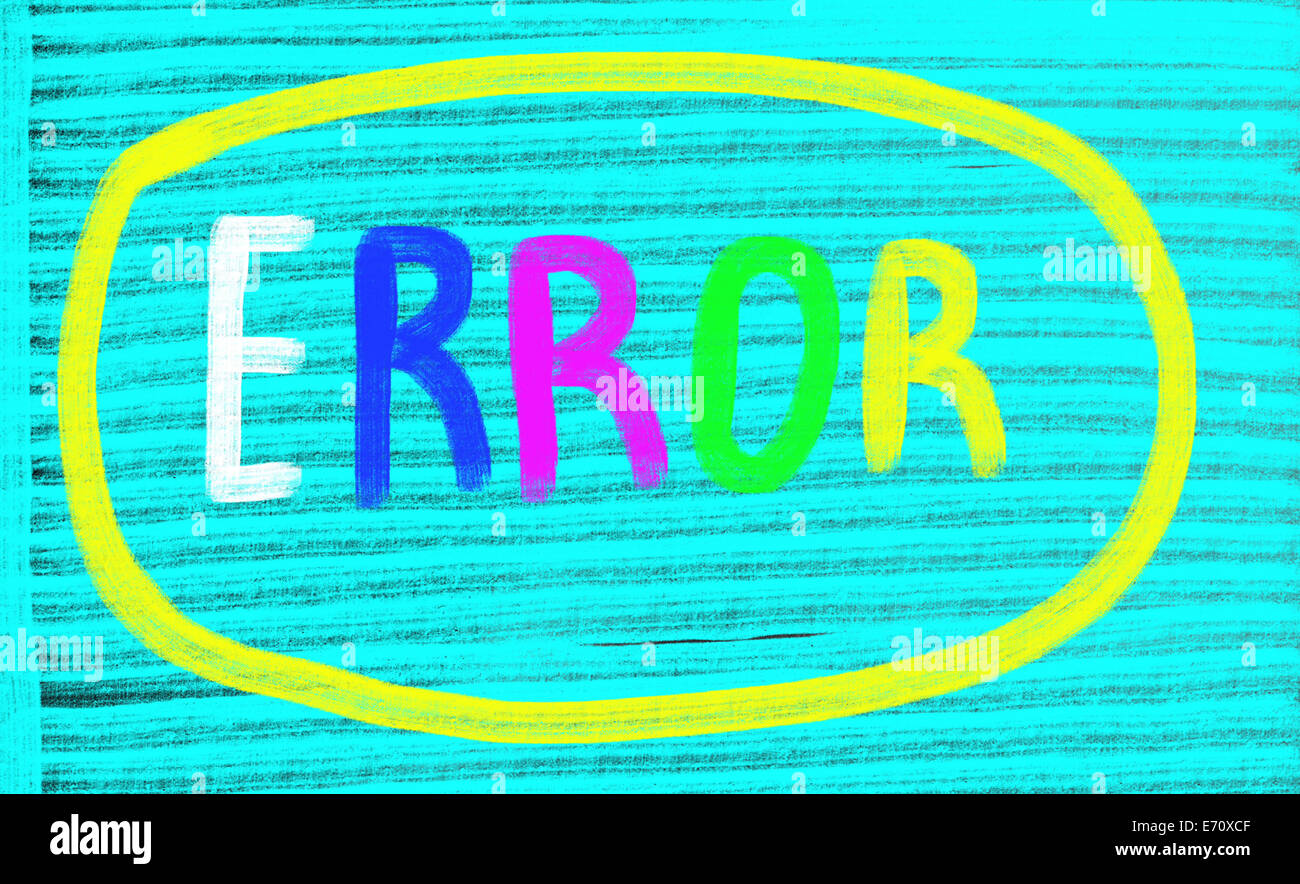 Error visual hi-res stock photography and images - Alamy