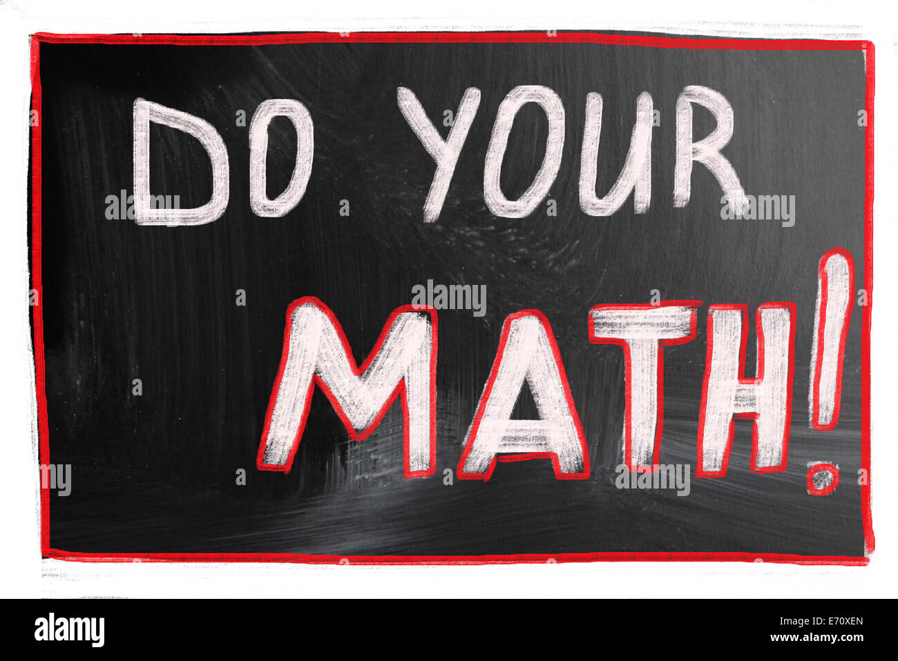 Handwritten math Cut Out Stock Images & Pictures - Alamy