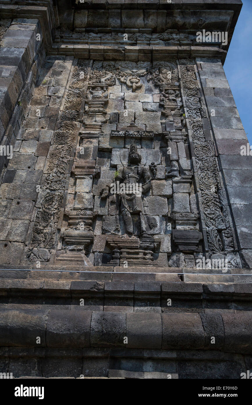 Borobudur, Java, Indonesia. Mendut Buddhist Temple Stone Carving Stock ...
