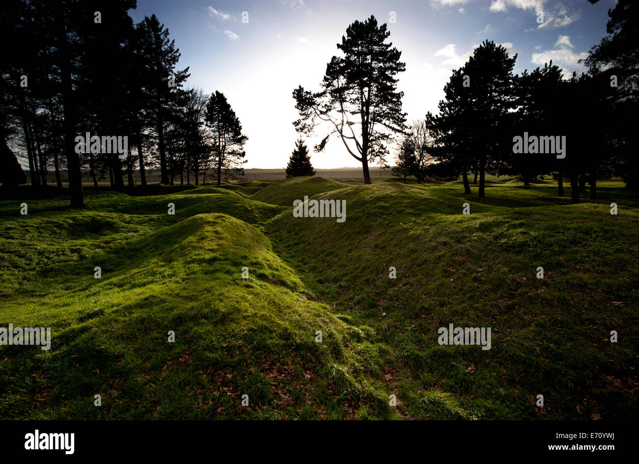 Somme WW1 Battlefield, July 1st-November 1916, France. Beaumont-Hamel ...