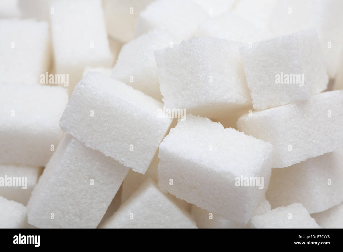 Sugar cubes closeup Stock Photo - Alamy