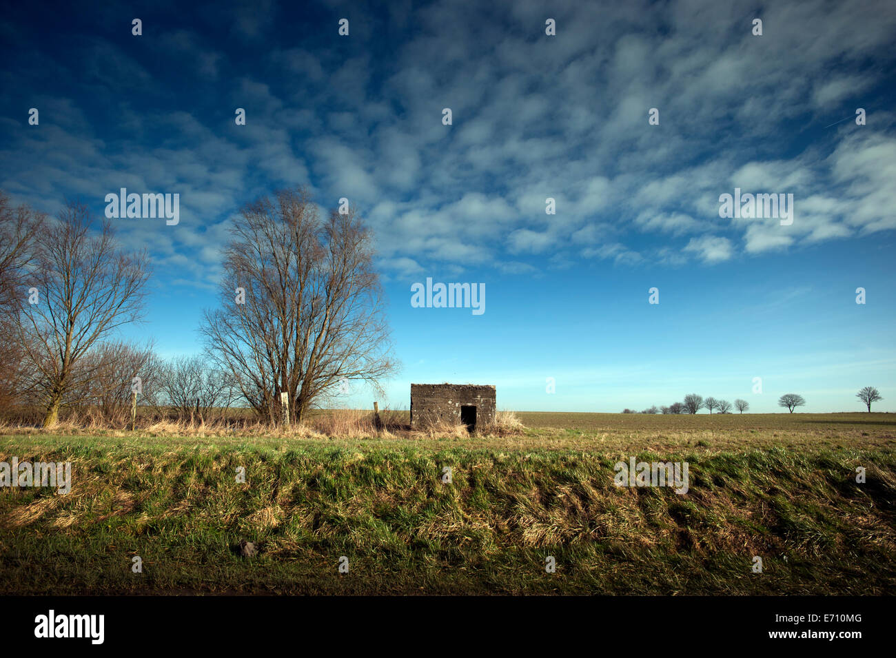 Somme WW1 Battlefield, July 1st-November 1916, France. German pillbox ...