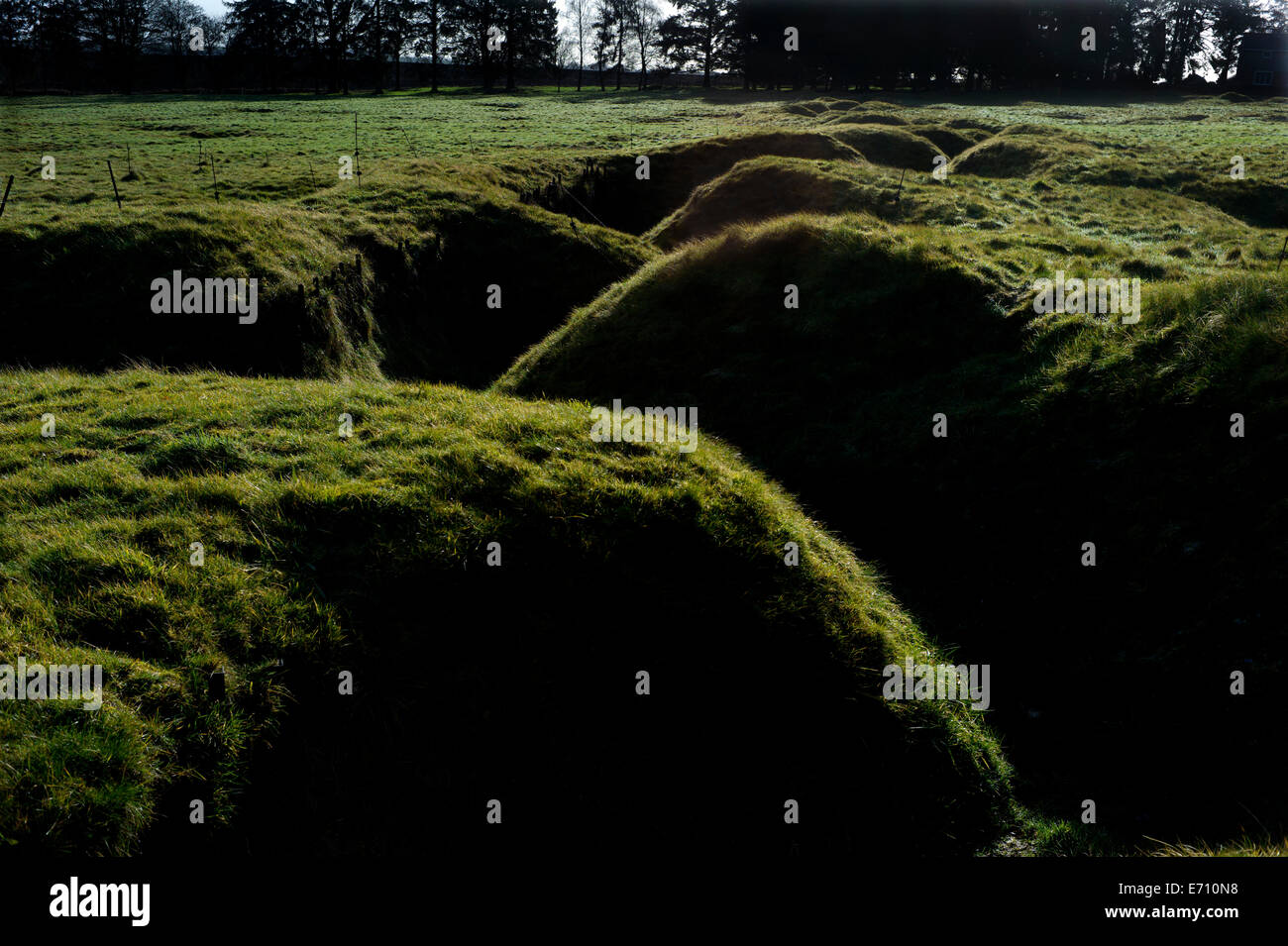 Somme WW1 Battlefield, July 1st-November 1916, France. Beaumont-Hamel ...