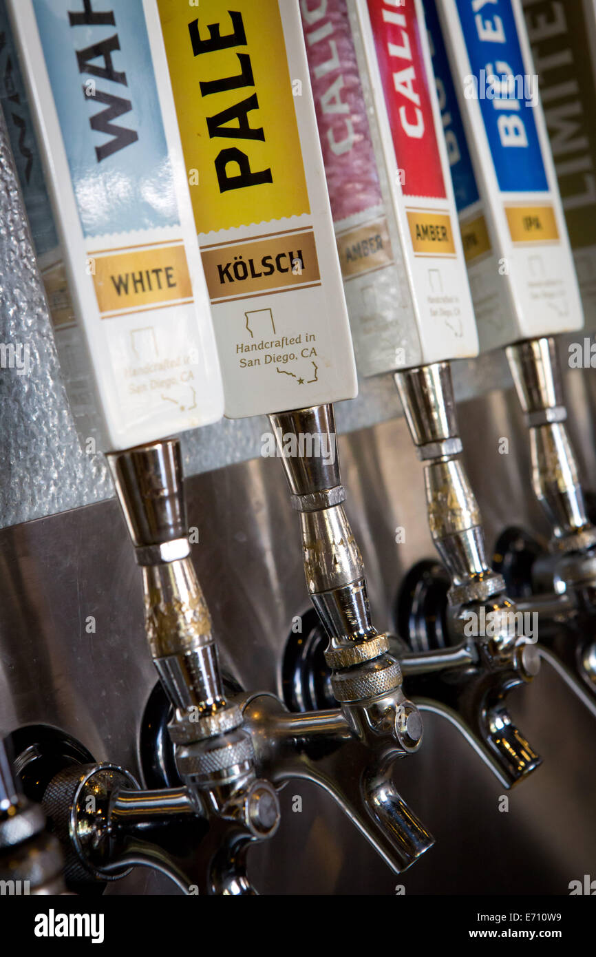 Tap with Pale Ale, Koelsch Style Ale in tasting room of the Ballast ...