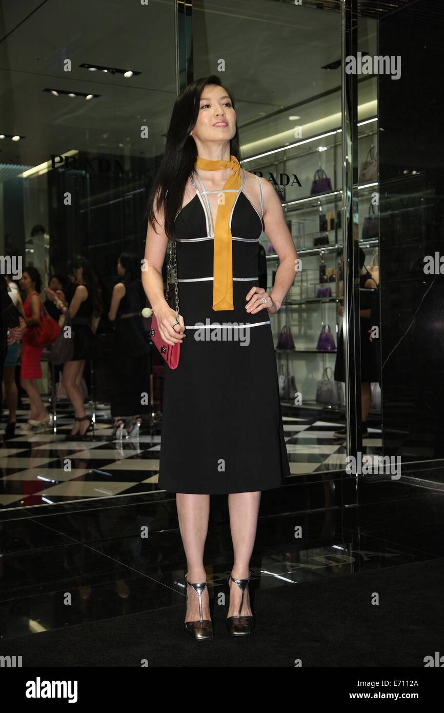 Kelly Lin attends commercial activity in Taipei,China on Tuesday ...