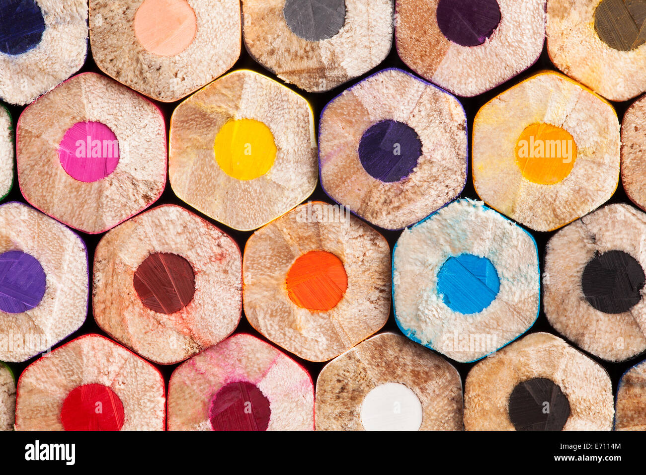 color pencils texture Stock Photo - Alamy