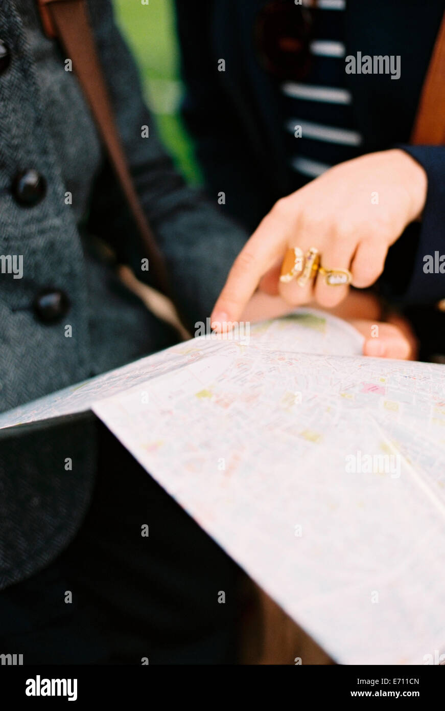 Using a map hi-res stock photography and images - Alamy