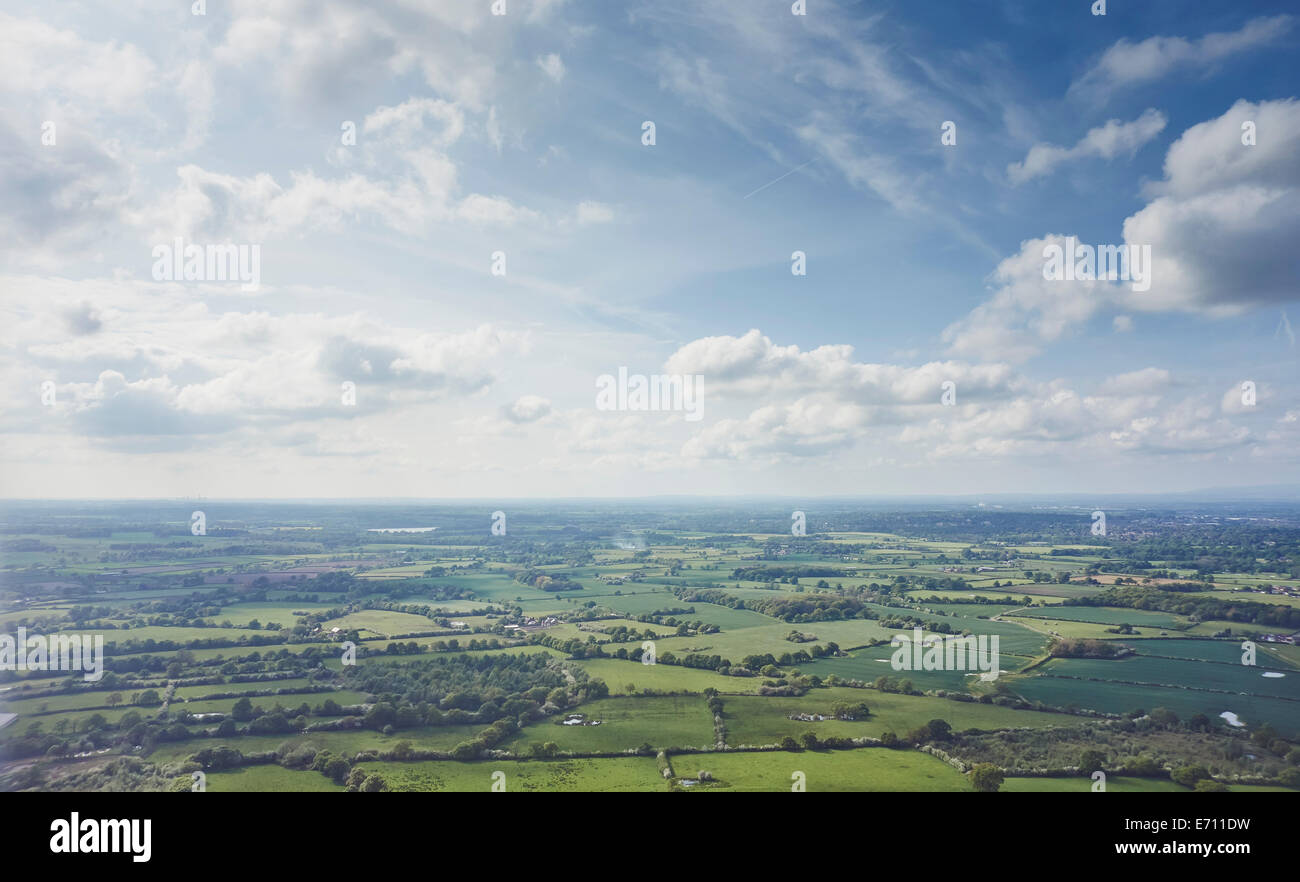 Aerial view manchester uk hi-res stock photography and images - Alamy