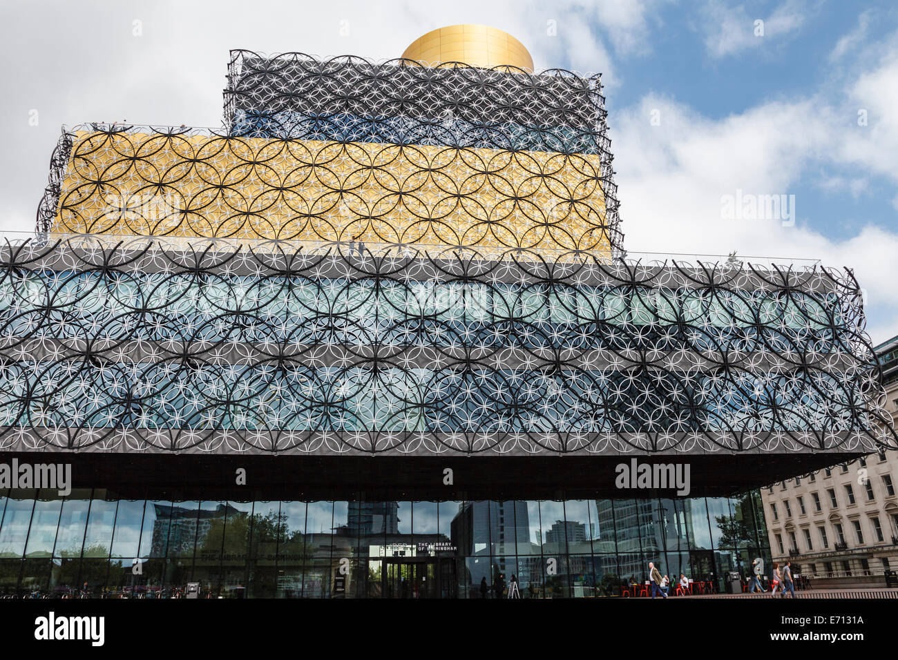 Library of Birmingham, Centenary Square, Birmingham, England Stock ...