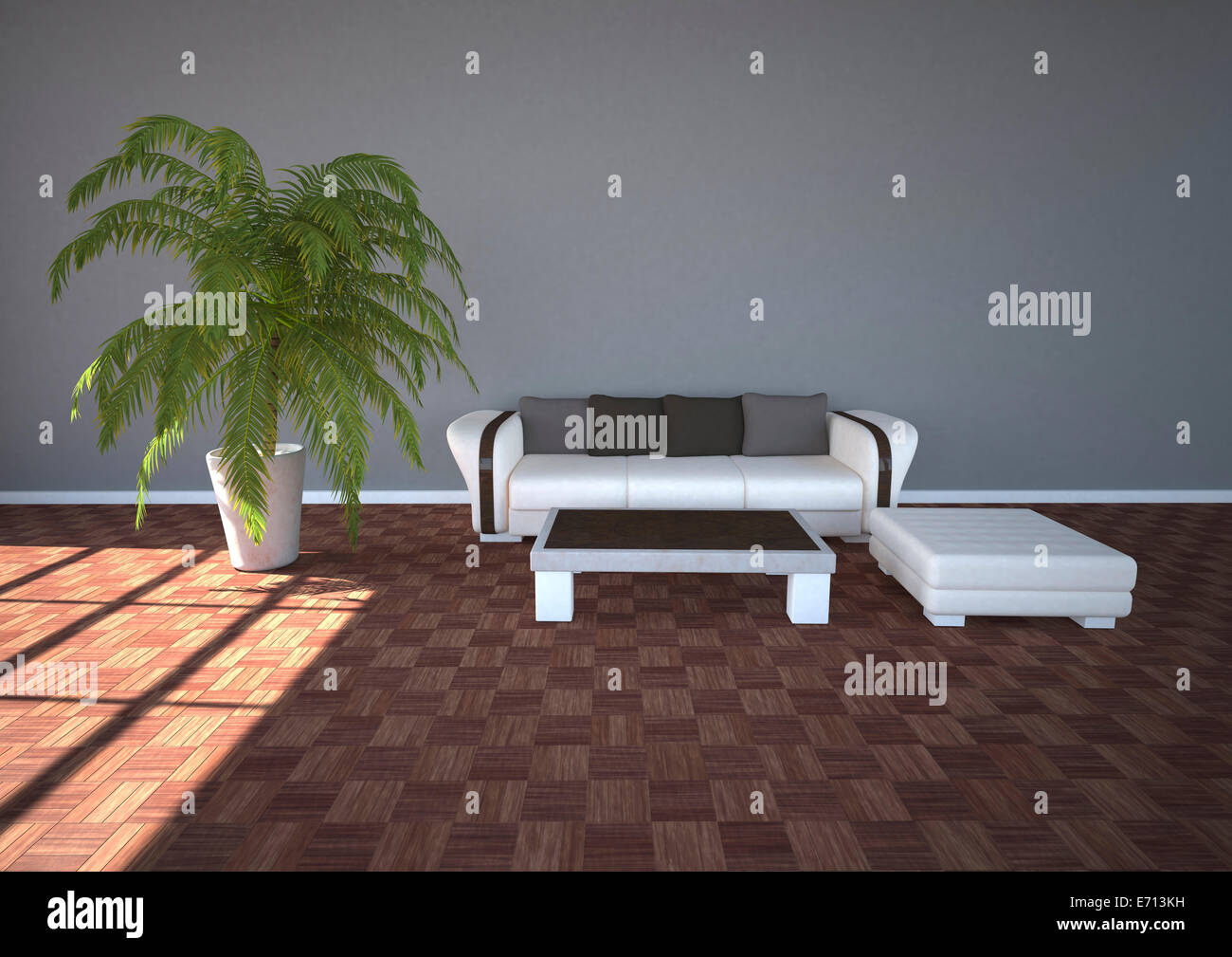 Modern living room illustration hi-res stock photography and images - Alamy