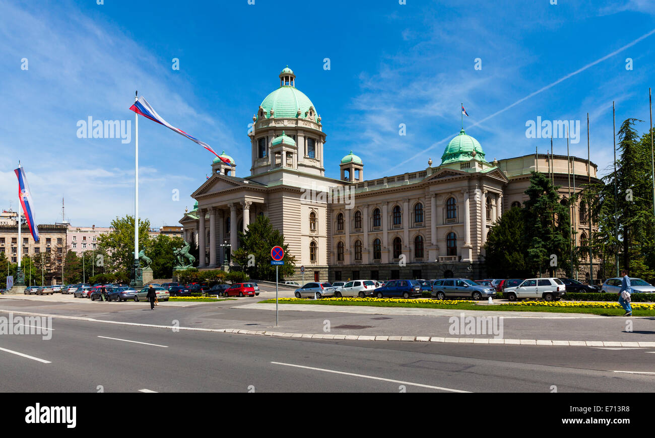Serbia, Belgrade, parliament building Stock Photo - Alamy