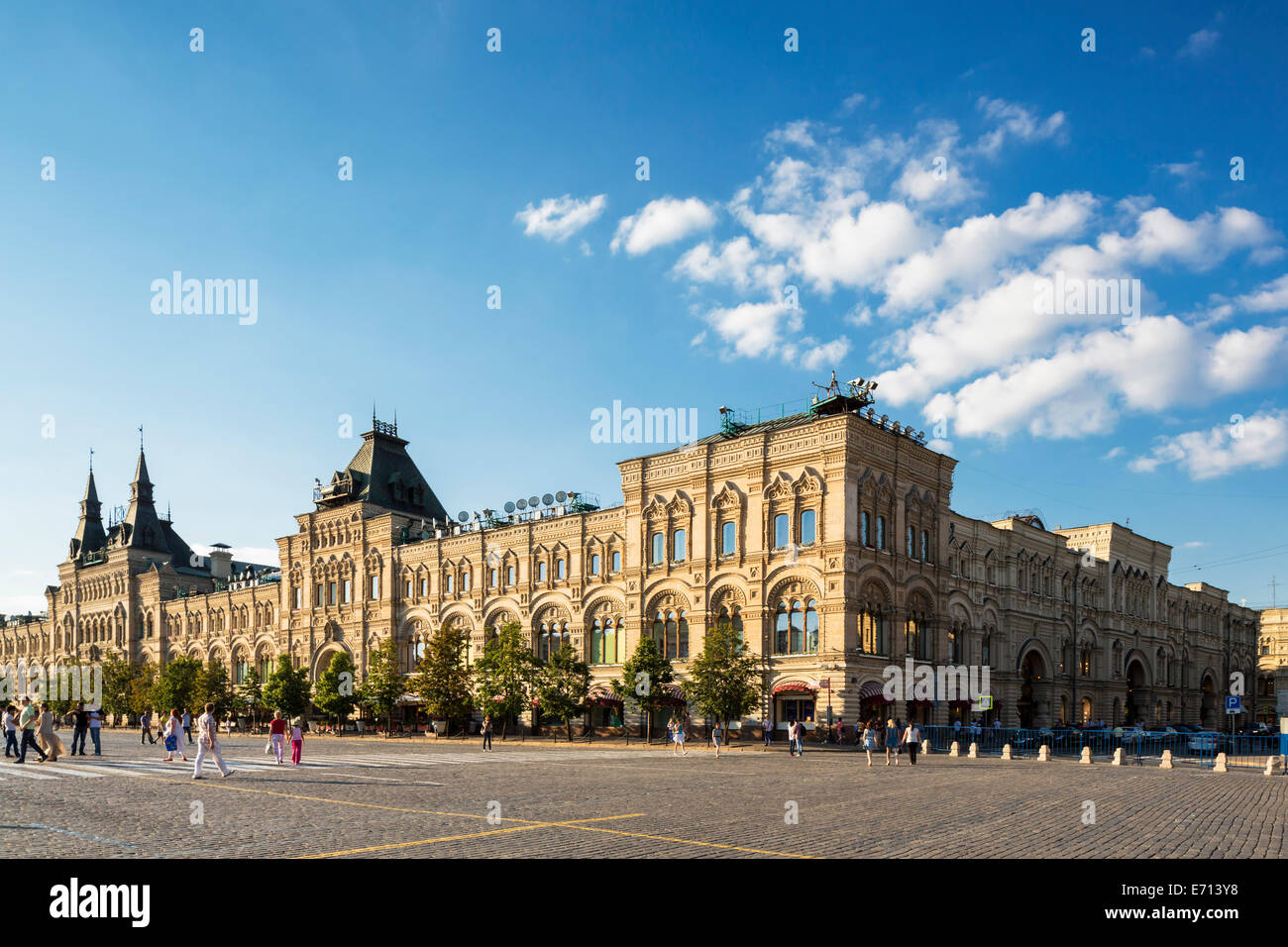 Russia, Central Russia, Moscow, Red Square, GUM department store Stock ...