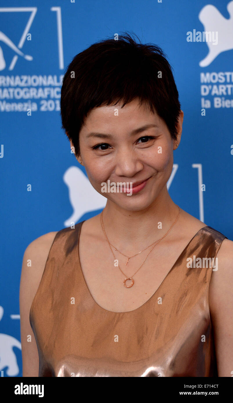 Venice, Italy. 3rd Sep, 2014. South Korean actress Kim Ho-jung poses at ...