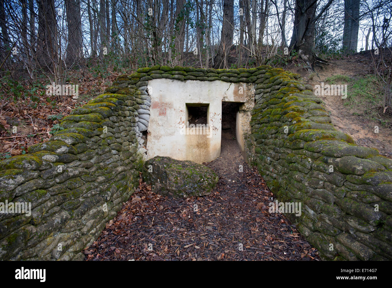 Ypres-Ieper WW1 Battlefield, 1914-1918, Belgium. Lettenberg British ...