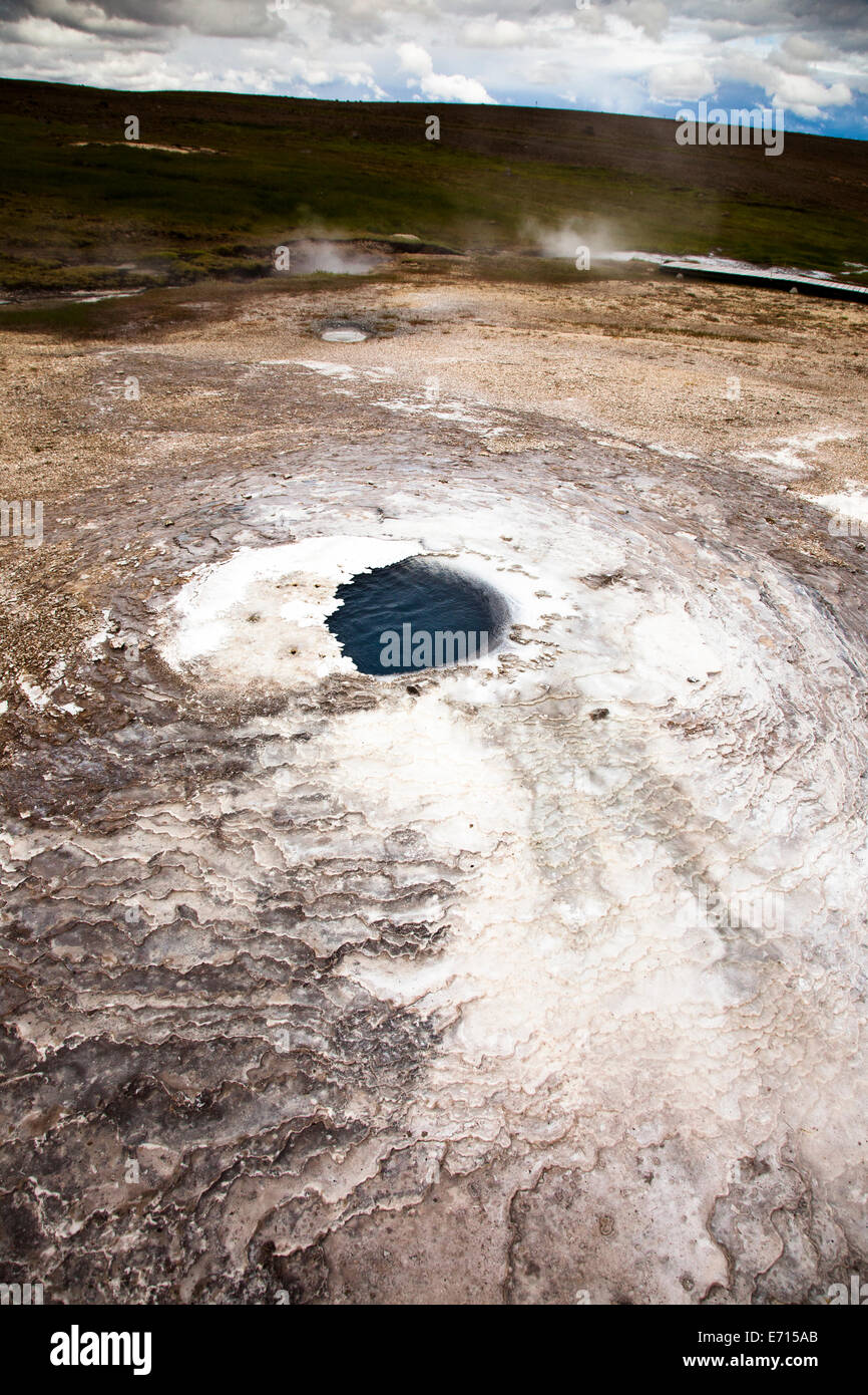 Island, Hveravellir, Hot spring, Geothermal area Stock Photo - Alamy