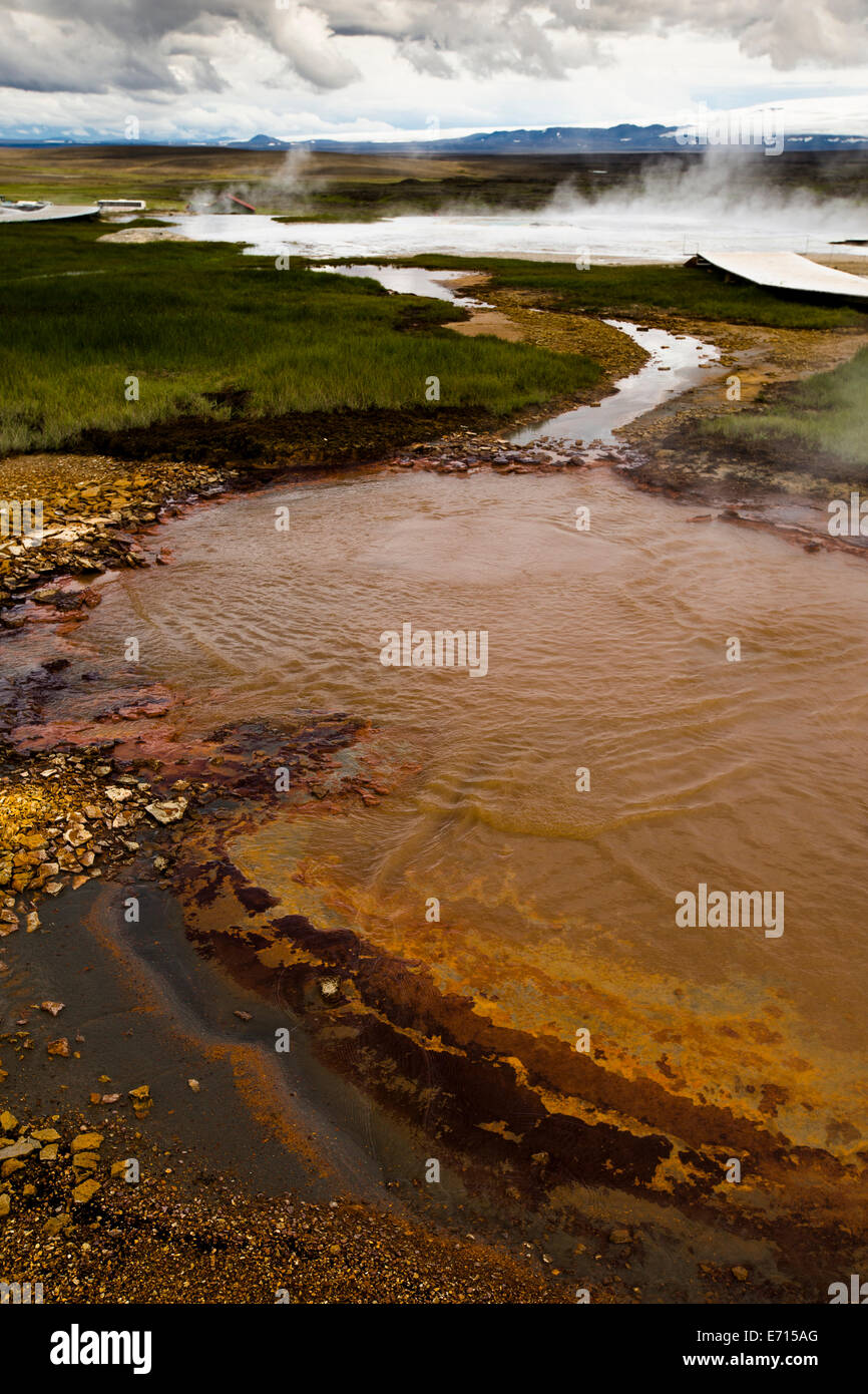 Island, Hveravellir, Geothermal area Stock Photo - Alamy