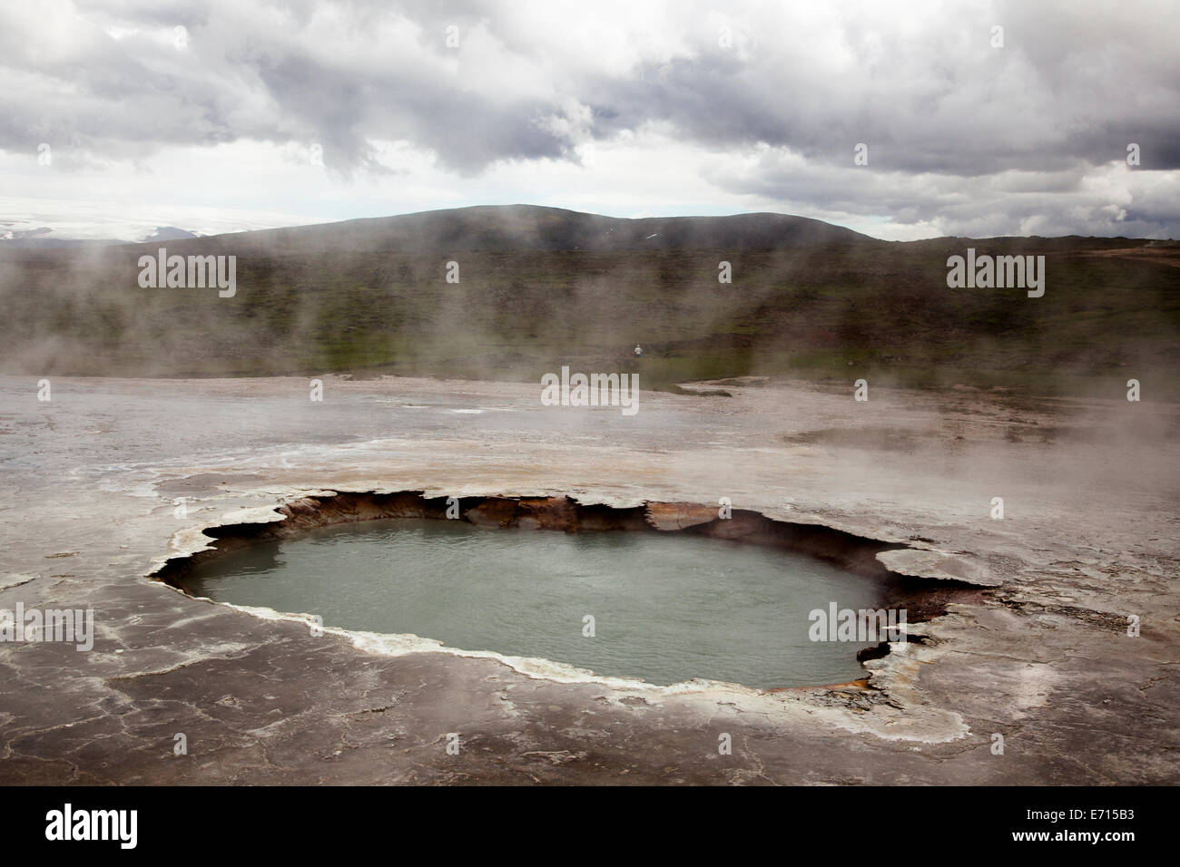 Island, Hveravellir, Hot spring, Geothermal area Stock Photo - Alamy