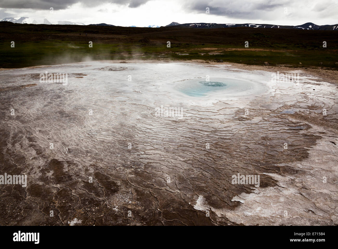 Island, Hveravellir, Hot spring, Geothermal area Stock Photo - Alamy