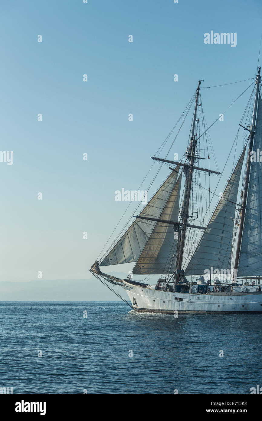 Spain, Andalusia, Tarifa, Sailing ship Stock Photo - Alamy