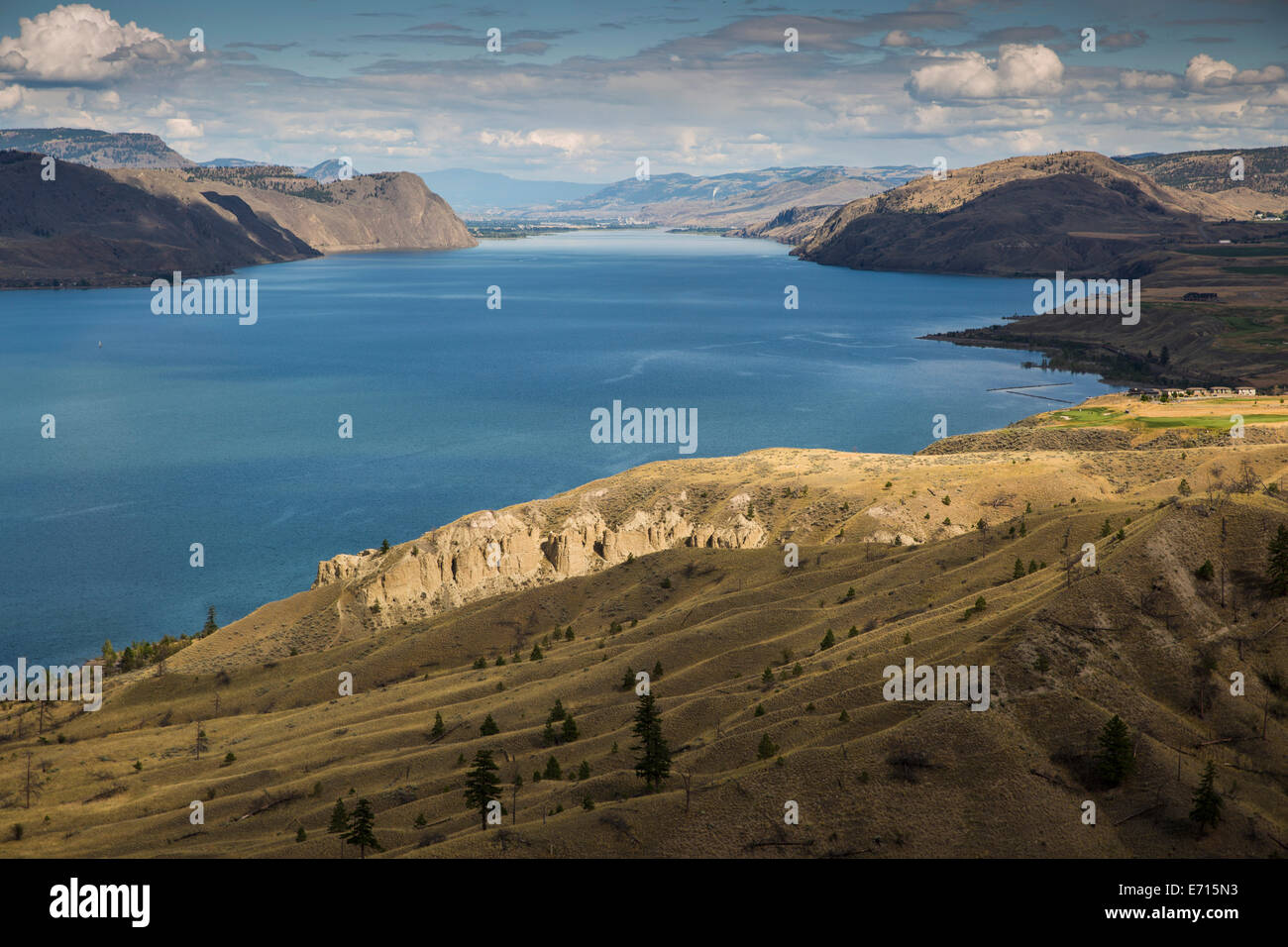 Canada, British Columbia, Summer at Kamloops Lake Stock Photo - Alamy