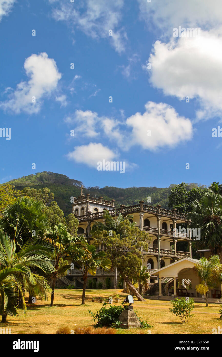 Seychelles, Mahe Island, Victoria, La Domus Building, Residence of the ...