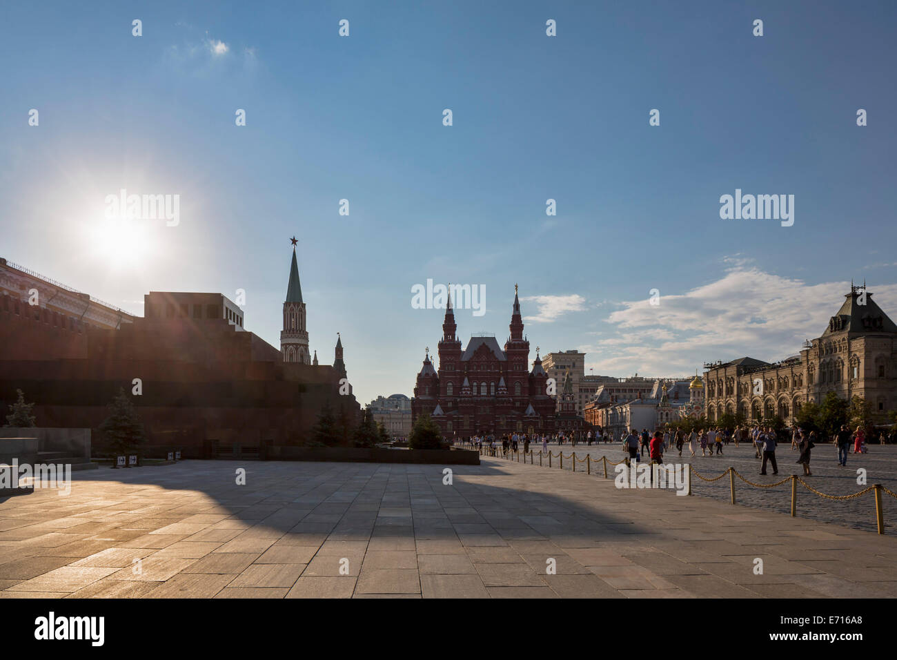 Russia, Moscow, Red Square with buildings Stock Photo - Alamy