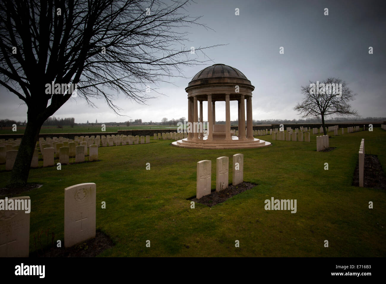 Ypres-Ieper WW1 Battlefield, 1914-1918, Belgium. Bedford House Cemetery ...