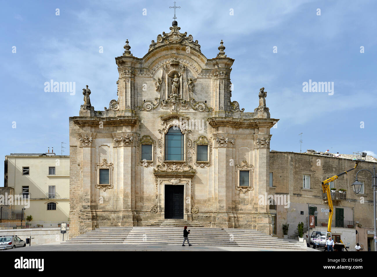 Italy Basilicata Matera Church and convent of Saint Francis of Assisi ...