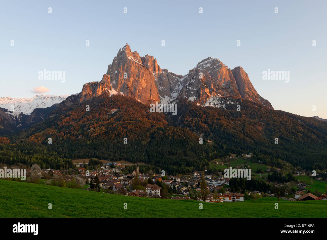 Italy, South Tyrol, Eisack Valley, Seis am Schlern Stock Photo - Alamy