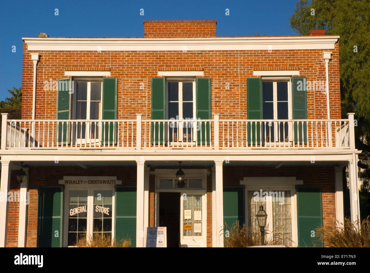 Whaley House Museum, Old Town San Diego State Historic Park, California ...