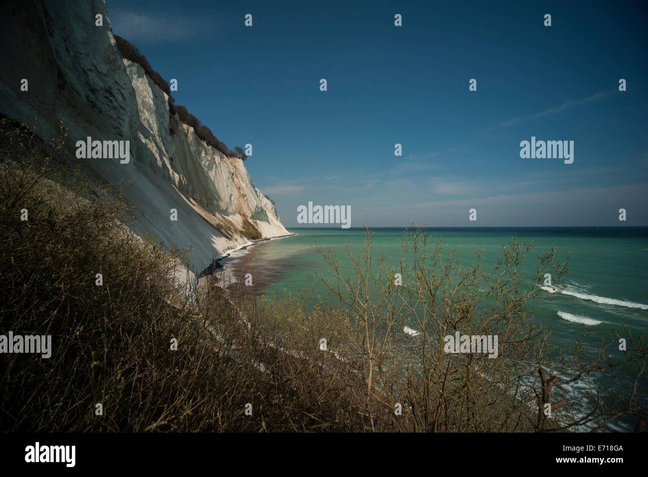 Denmark, Mon Island, Mons Klint, Chalk cliffs Stock Photo - Alamy