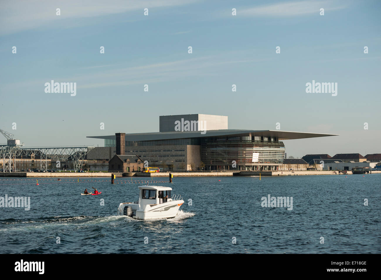 Denmark, Copenhagen, National Opera at harbour Stock Photo - Alamy