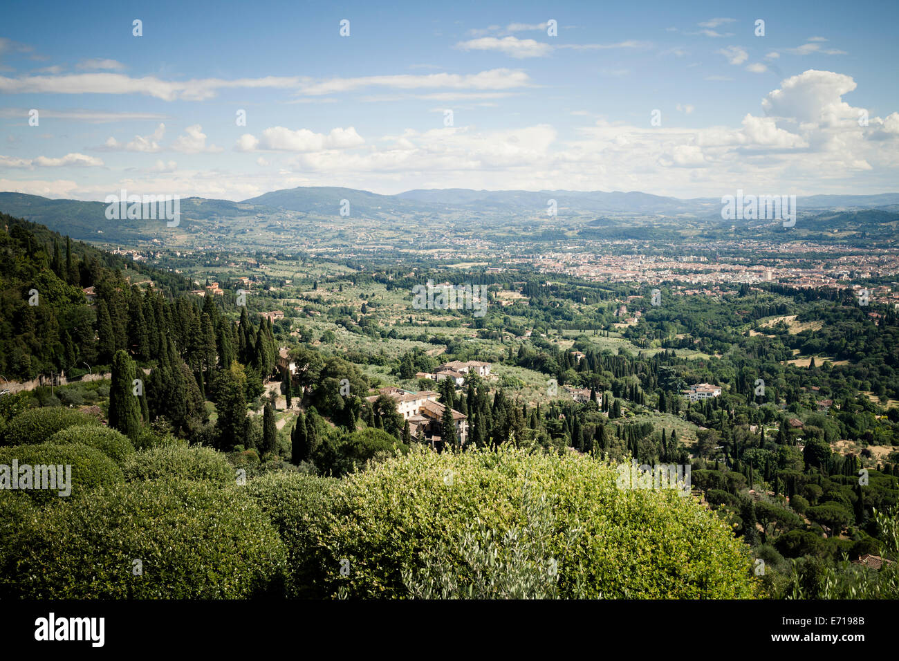 Elevated view over florence hi-res stock photography and images - Alamy
