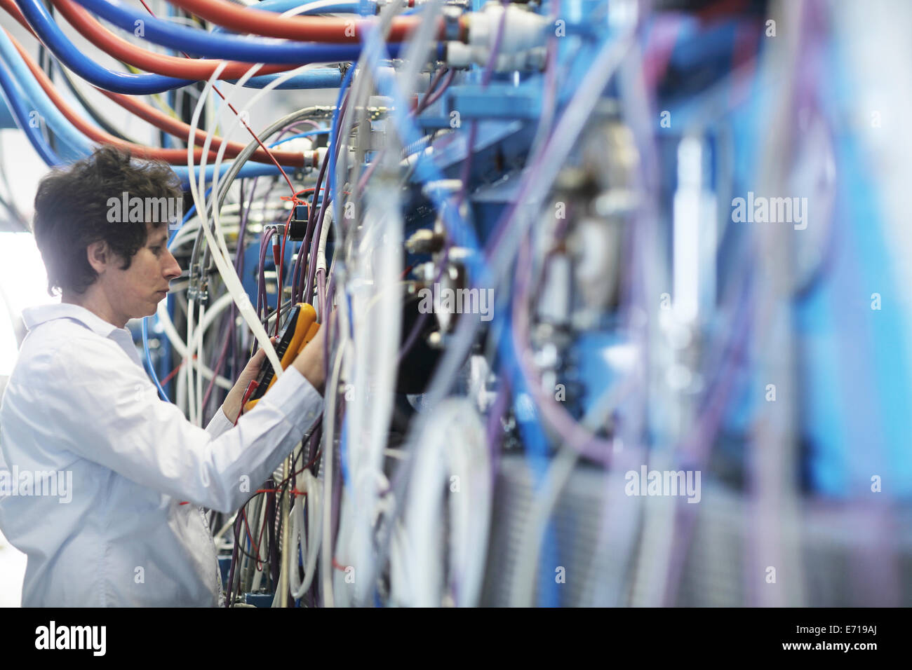Technician at work Stock Photo - Alamy