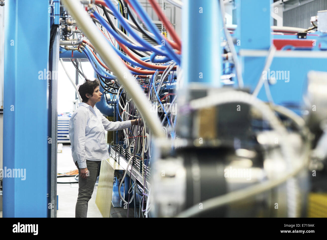 Technician at work Stock Photo - Alamy