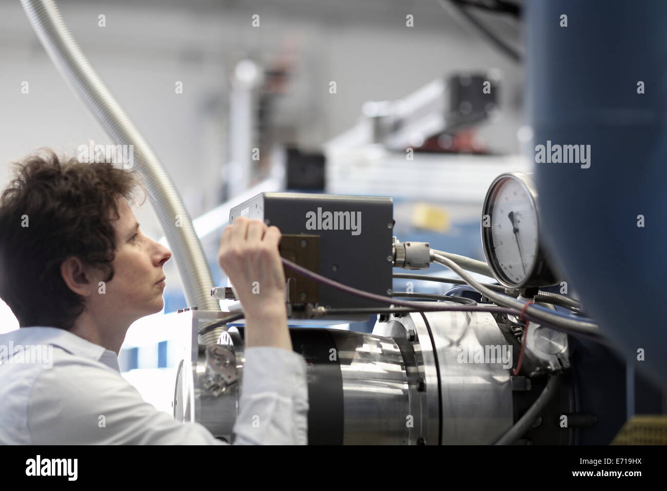 Technician at work Stock Photo - Alamy