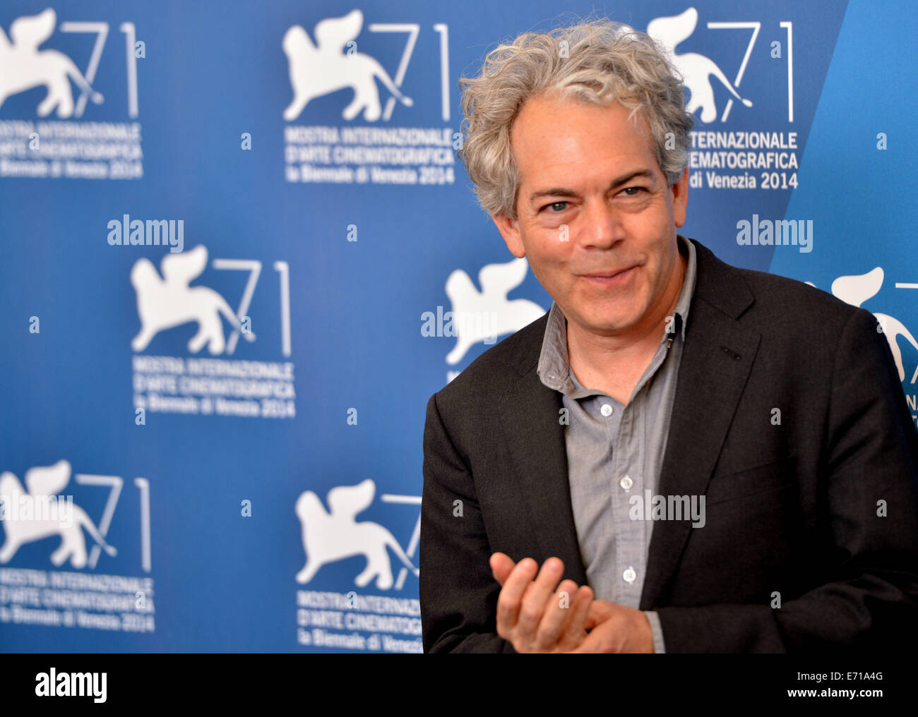 Venice, Italy. 3rd Sep, 2014. American director Michael Almereyda poses ...