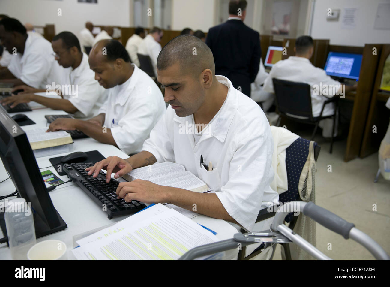 Male inmate students who are enrolled in the Southwestern Baptist ...