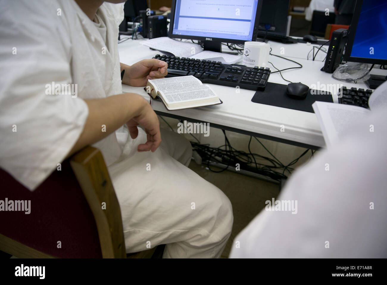 Male inmate students who are enrolled in the Southwestern Baptist ...