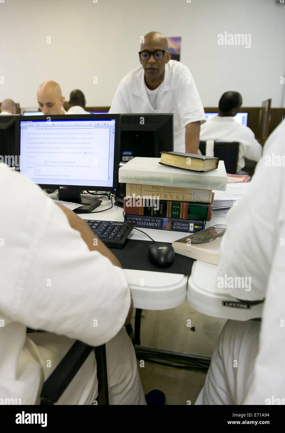 Male inmate students who are enrolled in the Southwestern Baptist ...