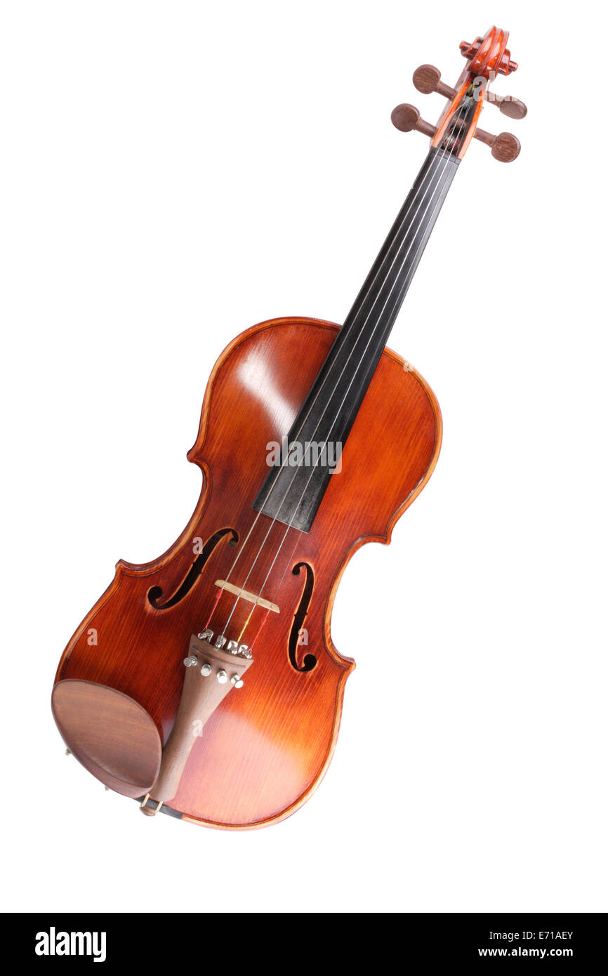 Red Violin Isolated Stock Photo - Alamy